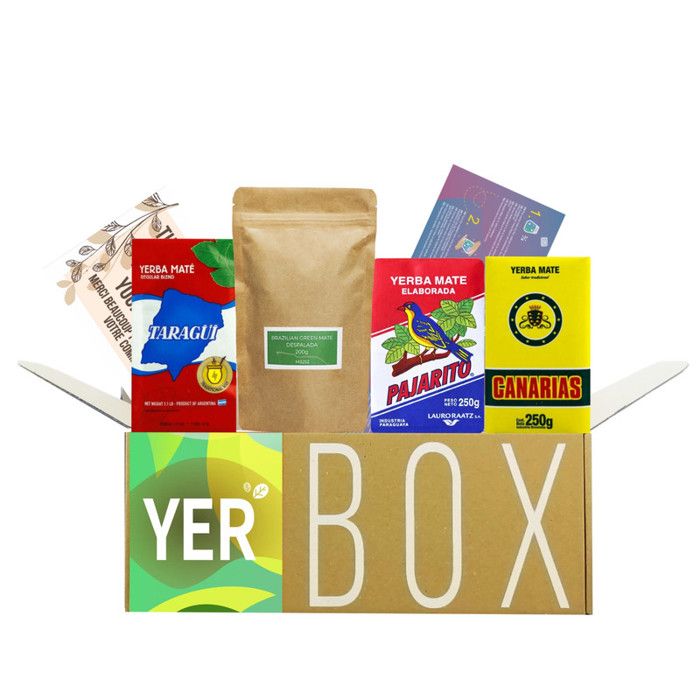 Yerbox Yerba Mate Tee Set: Taragui Traditional 250g + Pajarito ...