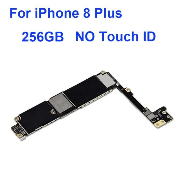 8P 256G sans contact-Carte mère déverrouillée pour iPhone 8 et 8Plus avec Touch ID, carte mère à ...