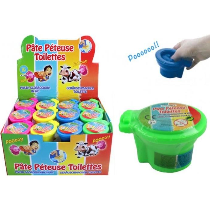 Pâte Péteuse Pate à Prout dans un Pot Toilettes WC 30GR Cadeau Rigolo ...