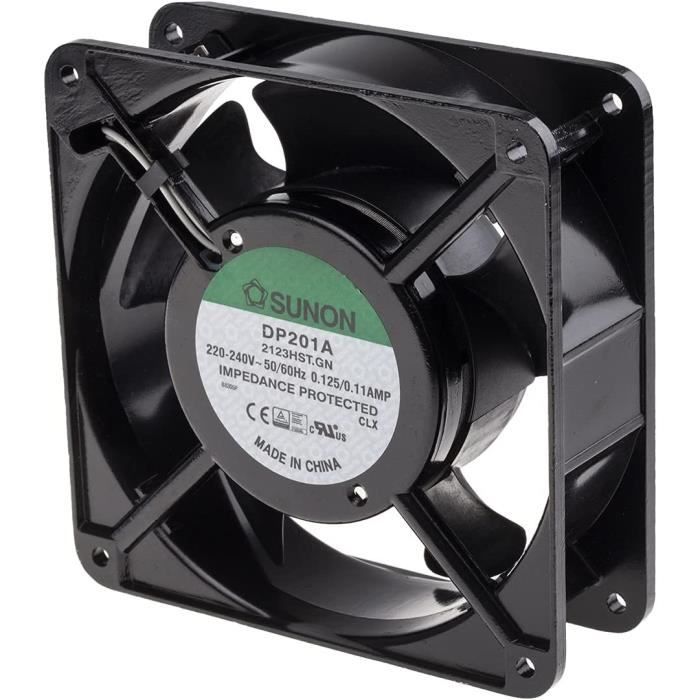LI-Sunon ventilateur 120 x 120 x 38 mm aC 230V dP201A2123HST 2550 tours-min 43dBA roulement à ...