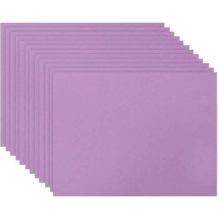 12 Feuilles de Papier Abrasif Sec Et Humide Papier Abrasif Imperméable ...