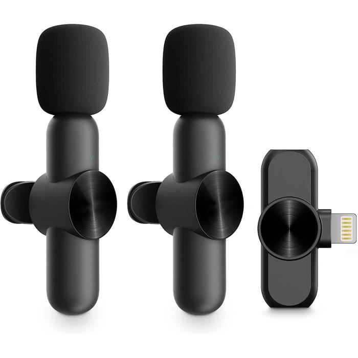 Micro Sans Fil Pour Ios Iphone Ipad, Mini Microphone Plug & Play, Mini ...