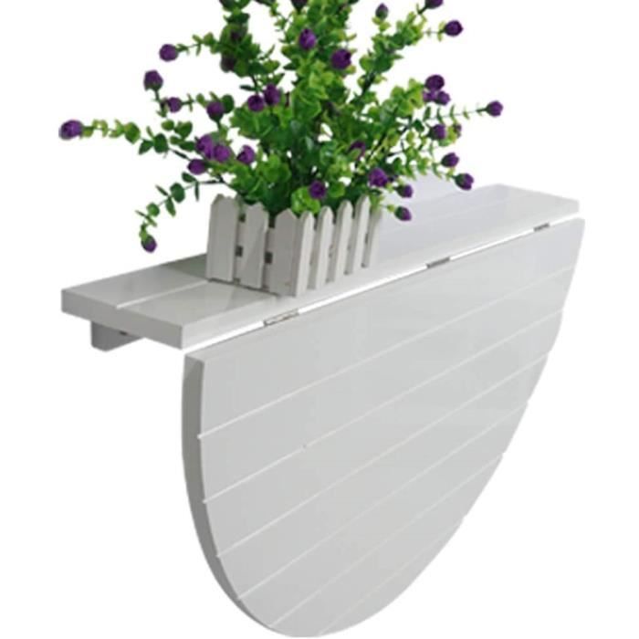 Table Pliante Murale Tablette Murale Rabattable Table Ronde Ronde à ...