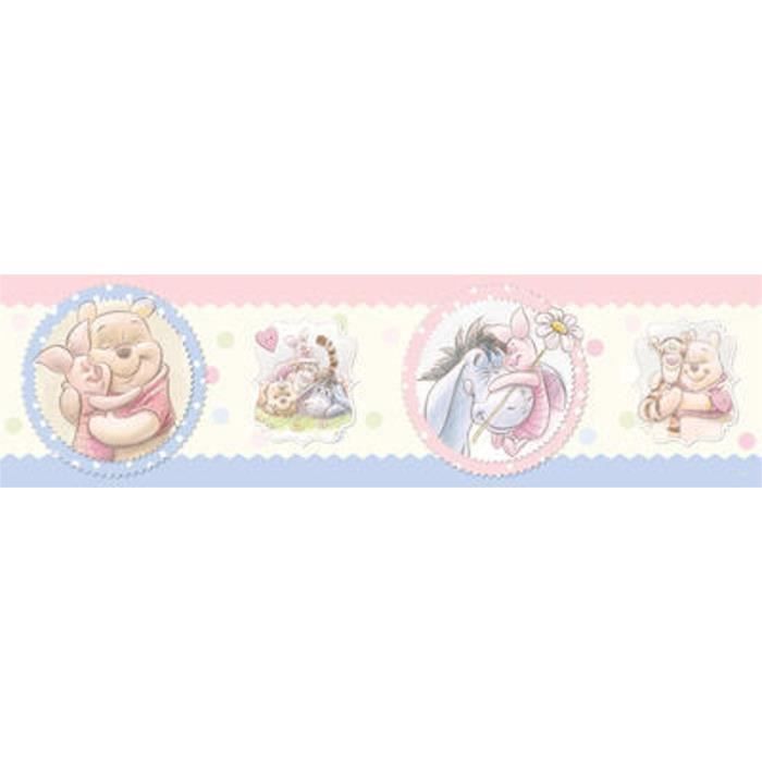 Frise - Disney - Winnie l'Ourson - 5m - 14cm - Motif enfant - Blanc et ...