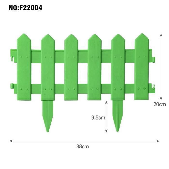 Clôture - barrière,Bordure de paysage de jardin en plastique,bordure de ...