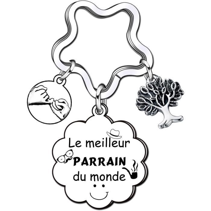Cadeau Parrain Cadeau Parrain Porte Clés Cadeau Parrain Anniversaire ...