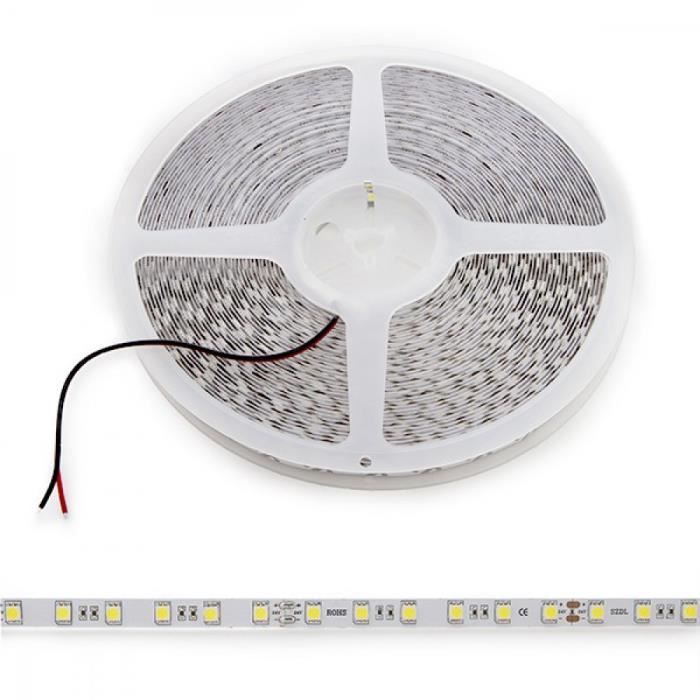 Bande de Led 60 x M SMD5050 14,4W 24VDC IP25 x 20M | Blanc chaud ...
