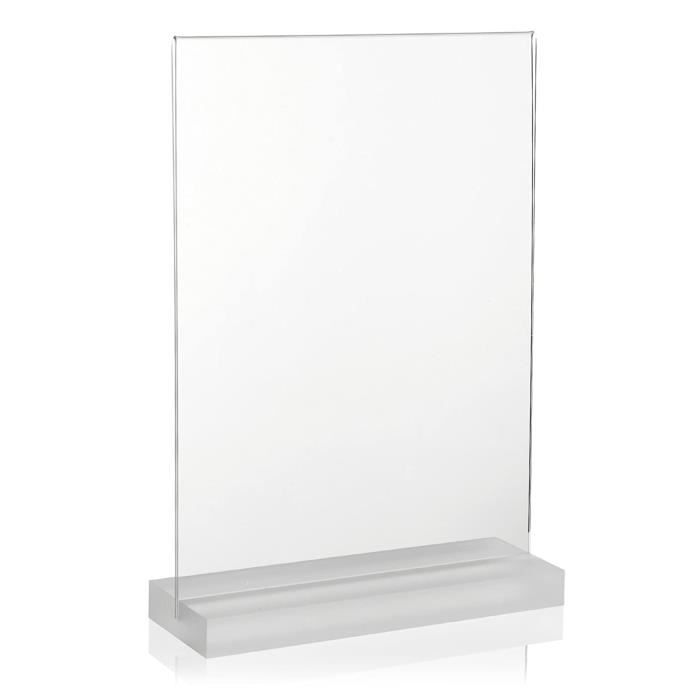 Casier Et Presentoir Présentoir Publicitaire Din A4 Base Plexiglas ...