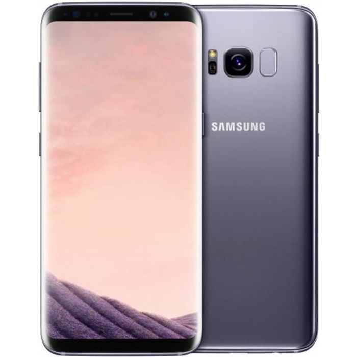 Samsung Galaxy S8 Dual Sim 4g 64go Orchid Gris Cdiscount Téléphonie