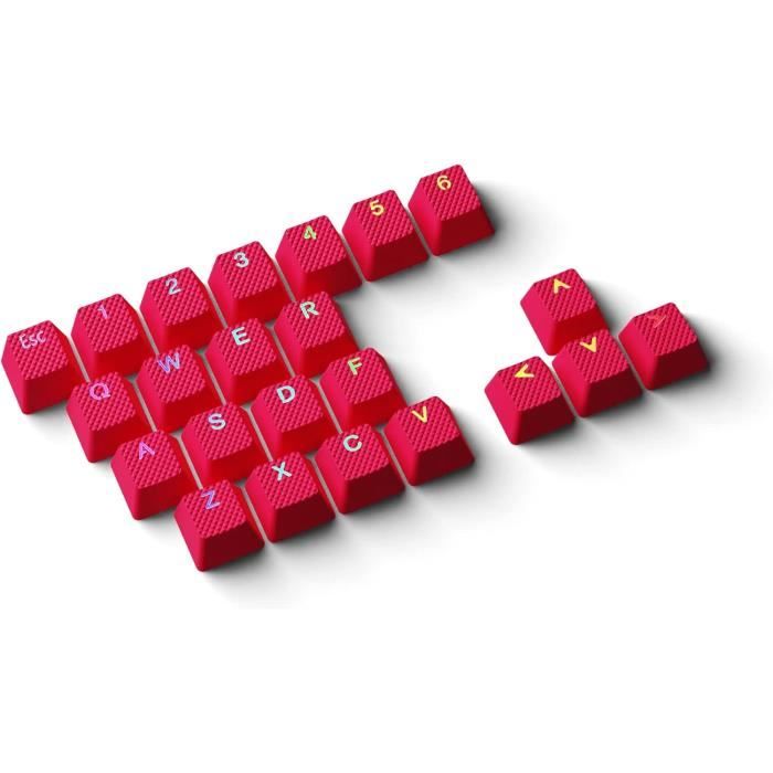 Rubber Keycaps Set | Anti-Slip Texture | Doubleshot Backlit Keycap Set ...