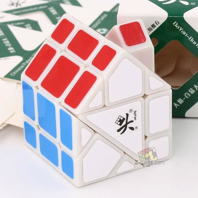 CASSE-TETE,House pointedWhite)--Cube Magique Bermuda 3x3 Dayan Mf8 ...
