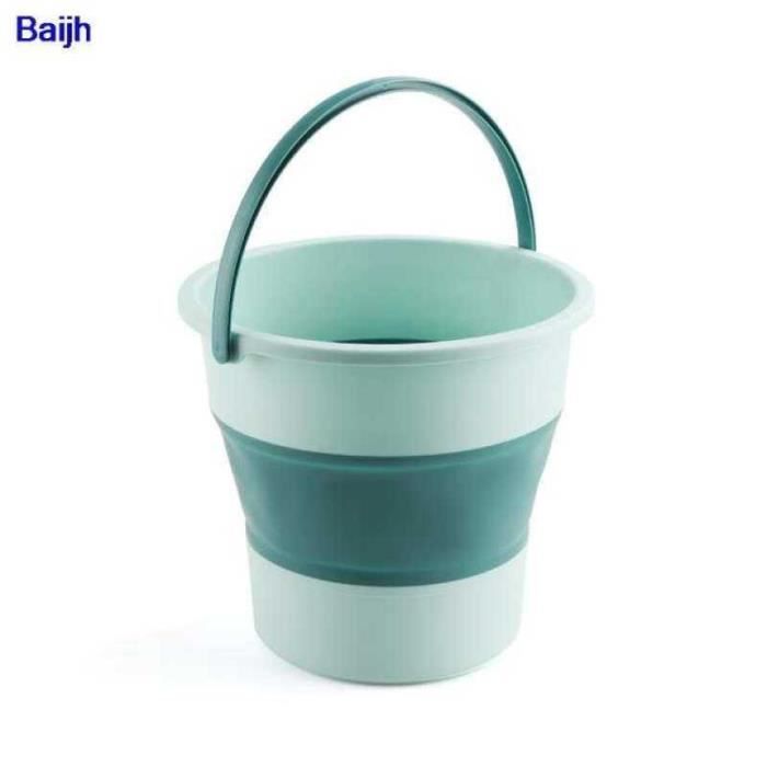 HT16359-SET ACCESSOIRES SALLE DE BAIN.Seau pliable Portable trois tailles. seau propre de plein ...