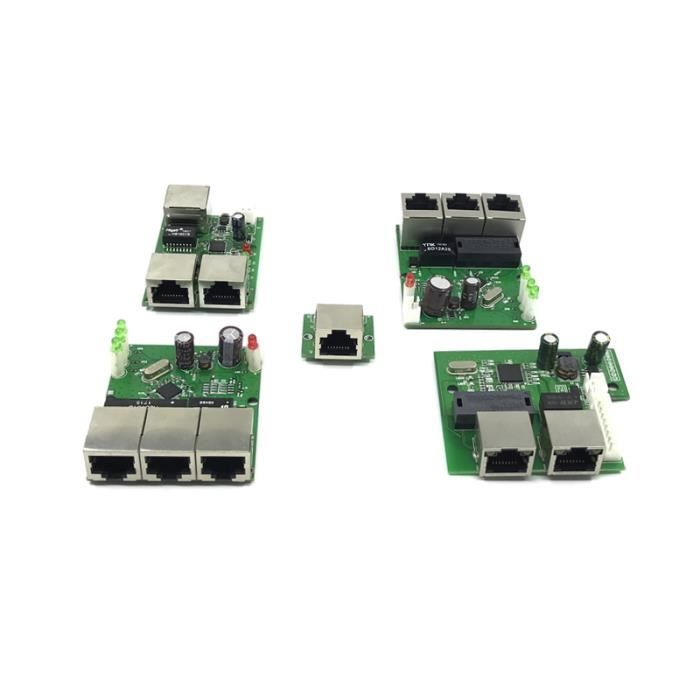 Module de transfert--Mini carte de commutation hub réseau Ethernet 10 ...