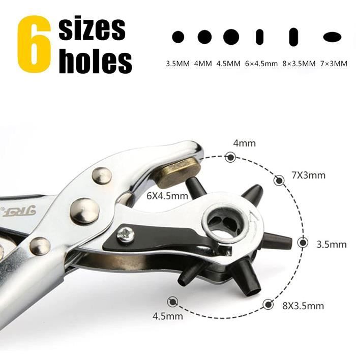 Pince Perforatrice Cuir,Avec base en cuivre,pince poinçonneuse revolver ...