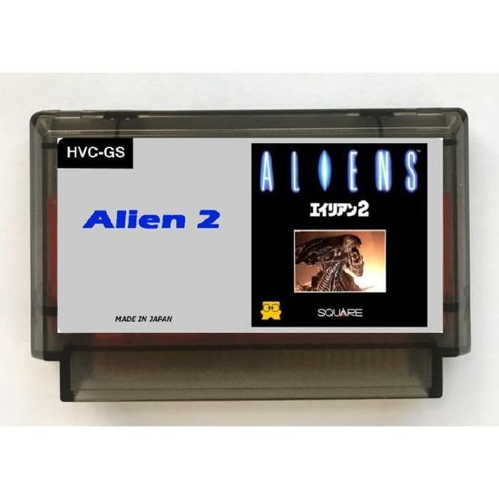 FC60PINS NTSC - Alien 2 – cartouche de jeu pour Console NES-FC, émulée ...