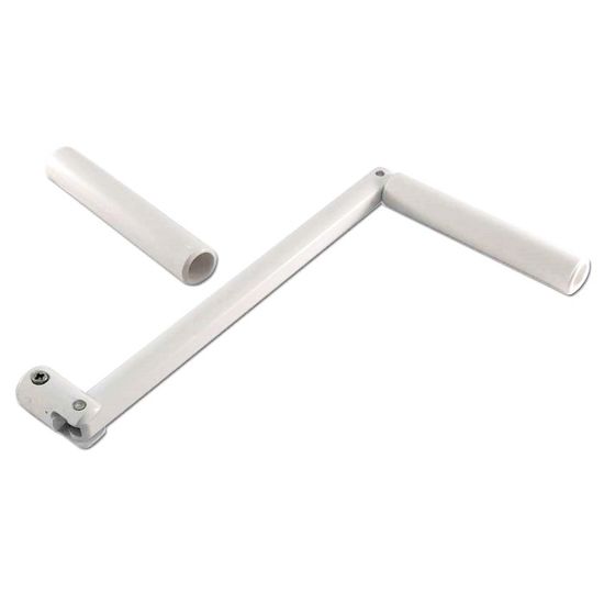 POIGNEE DE MANIVELLE EMPREINTE RONDE ALU Ø11 POUR TRINGLE 6P10 LG190 ...