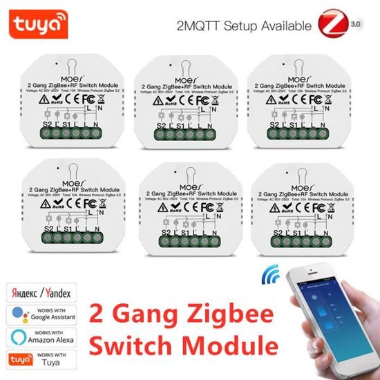 3 Pièces Mini Module Variateur De Lumière Intelligent Zigbee Module
