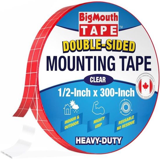 13 Mm X 7,6 M - Disponible En 6 Tailles, Ruban De Montage Double Face ...