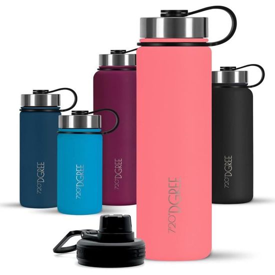 Bouteille Isotherme Nolimit - 410Ml, 530Ml, 710Ml, 950Ml, 1200Ml | Gourde En Acier Inoxydable D ...