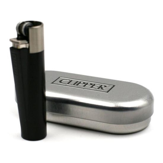 Clipper Métal avec Etui – Silver And Black Modèle 2 - Cdiscount Au ...