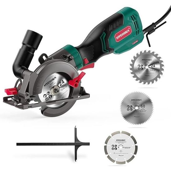 HYCHIKA Scie circulaire CS-115C 750W, 3500RPM, Profondeur de coupe ...