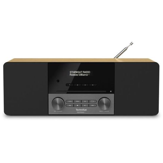 Radio numérique stéréo compacte TECHNISAT 3 - DAB+, FM, réveil ...