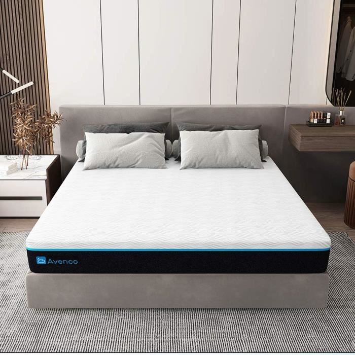 Matelas 100x200,18cm Matelas 100x200 MÉMOIRE DE Forme avec Un Excellent Soutien,Bon Mousse ...