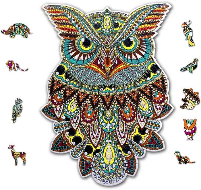 Animaux Forme Puzzle Irregular Pieces Cadeau Puzzle Enfants Adultes ...