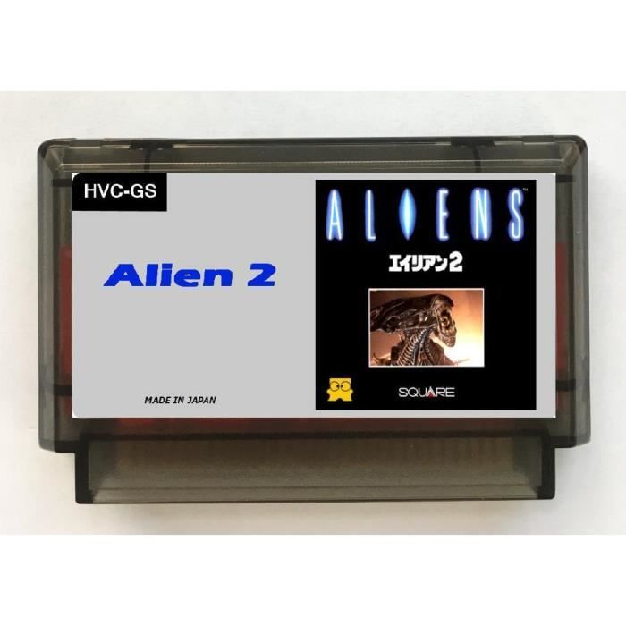 FC60PINS NTSC - Alien 2 – cartouche de jeu pour Console NES-FC, émulée ...