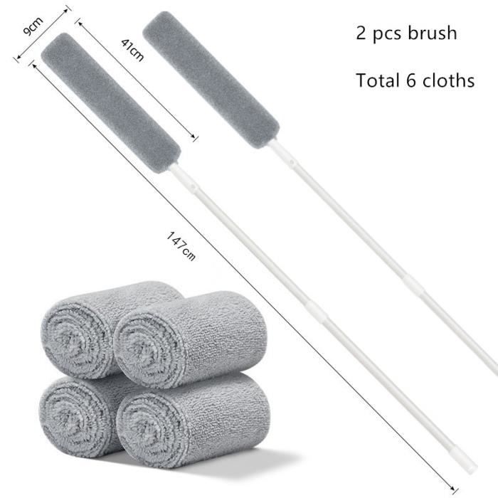 Brosse à main,Balai magique extensible en microcarence pour ...