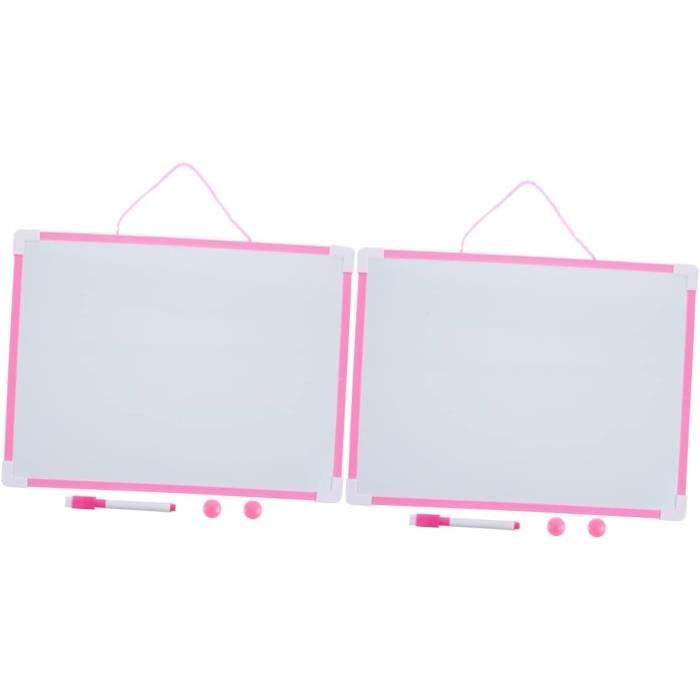 2 Ensembles Babillard Suspendu Chevalet Magnétique Tableau Blanc ...