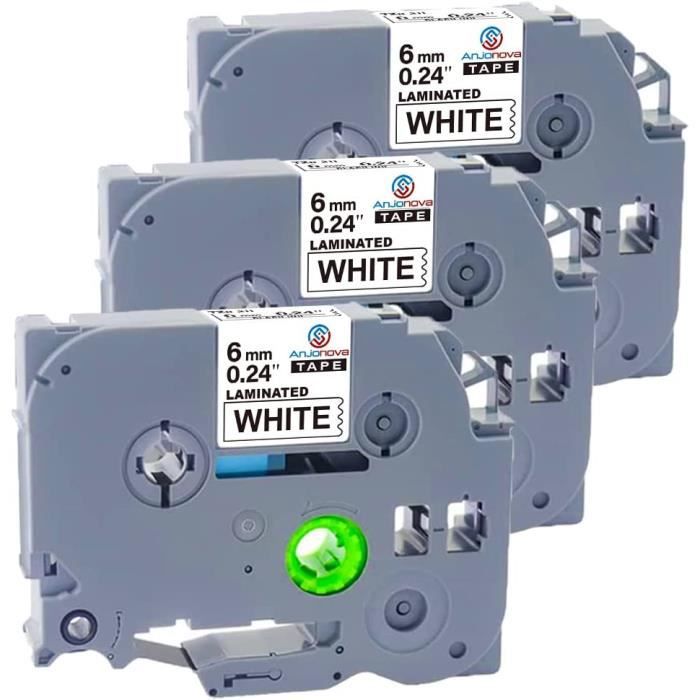3X Ruban Remplacement pour Tze-211 Tze211 6mm x 8m, Cassette pour ...