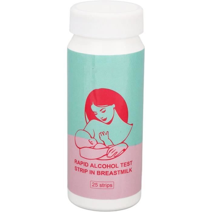 Test d'immersion dans l'alcool du Lait Maternel, Résultat de 2 Minutes ...