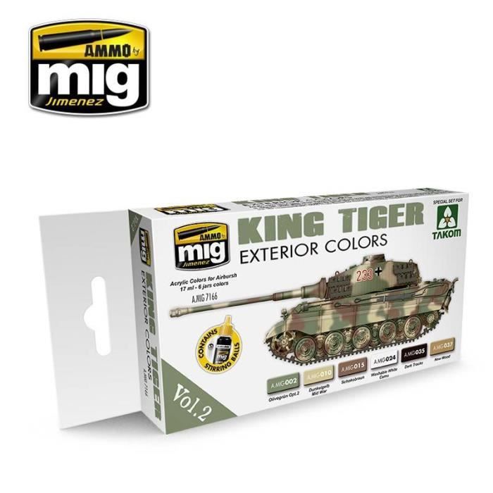 AMMO by mig Jimenez - Peinture Maquette King Tiger Exterior Color Mig ...