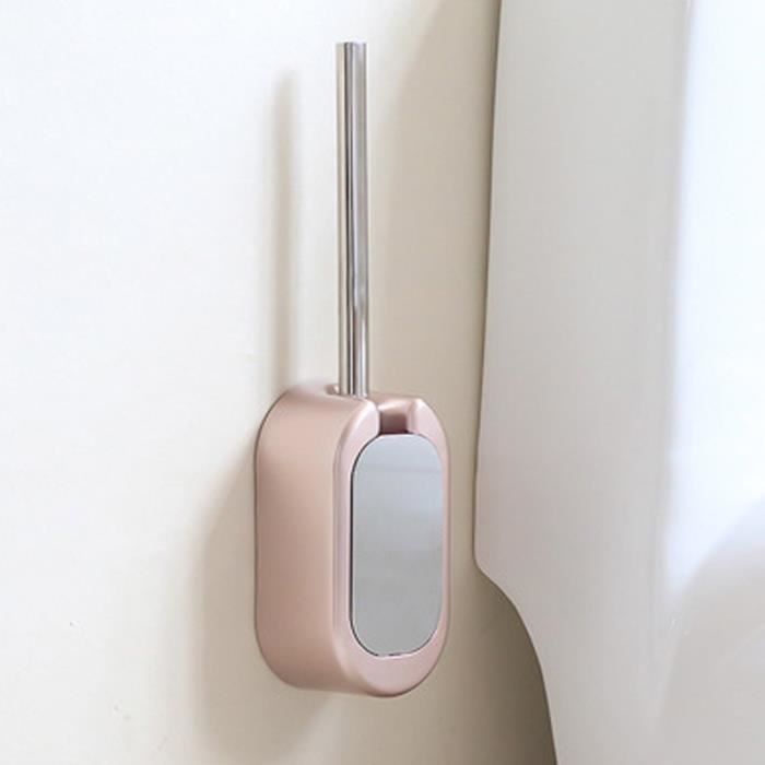 Brosses de Toilette,Porte-brosse de toilette mural avec poignée en acier inoxydable,pour salle ...