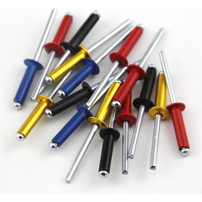 Rivet Pop En Aluminium De Couleur, Clou De Décoration, Tête Ronde, Type ...