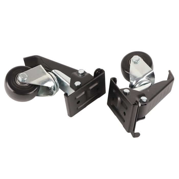 ETO- Jeu de roulettes rétractables Kit de roulettes pour établi ...