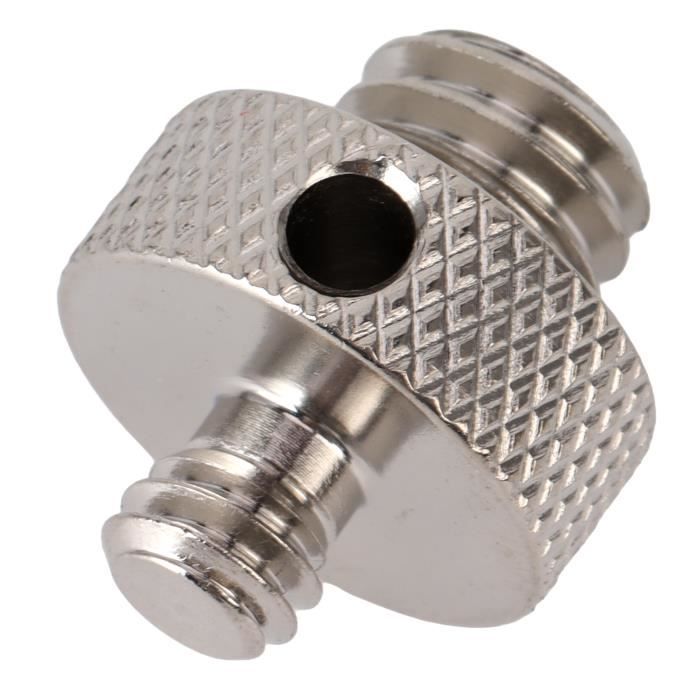 Cikonielf Vis mâle 1/4' à 3/8' Adaptateurs de vis de trépied filetés ...