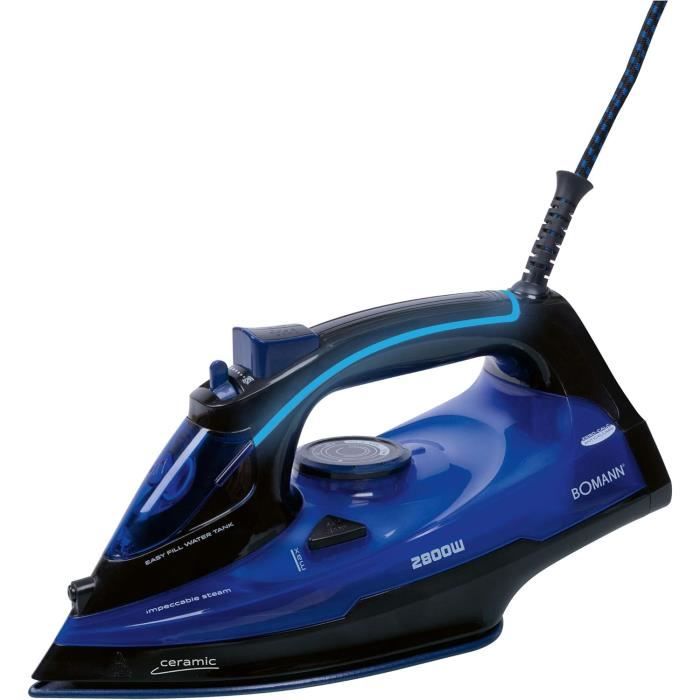 Fer À Repasser Vapeur Avec 7 Fonctions 2800W Db6038Cb-Noir-Bleu[J255 ...