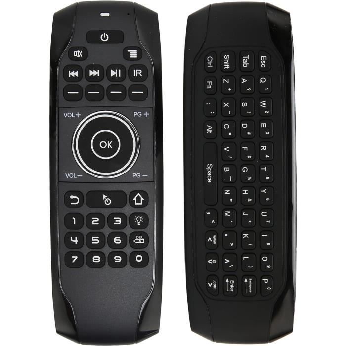 Clavier Sans Fil 2.4g Télécommande Souris 3D Air Mouse - - Détection ...
