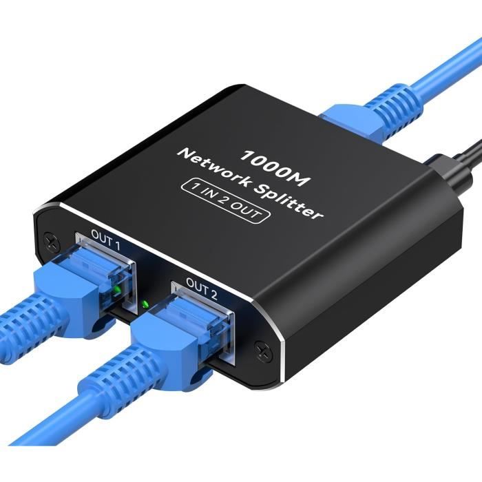 VPFET Switch Ethernet Splitter 2 Ports Gigabit Network Splitter 1 a 2 ...