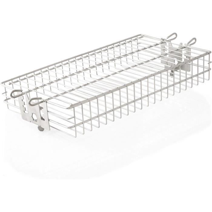 Panier de Cuisson Plat pour tournebroche Universel Acier Inoxydable ...