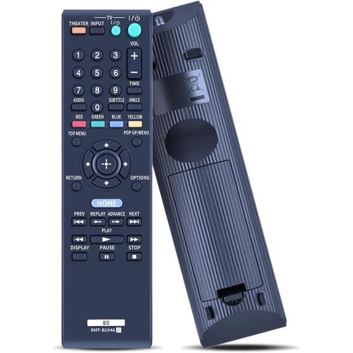 Télécommande De Rechange Rmt-B104A Pour Sony Blu-Ray Disc Dvd Playerbdp-N460 Bdp-N460Hp Bdp-S360 ...