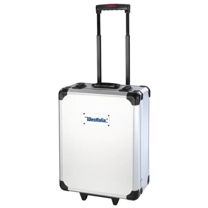 3 coffre à outils sur roulettes 186 pièces Westfalia - Cdiscount Bricolage