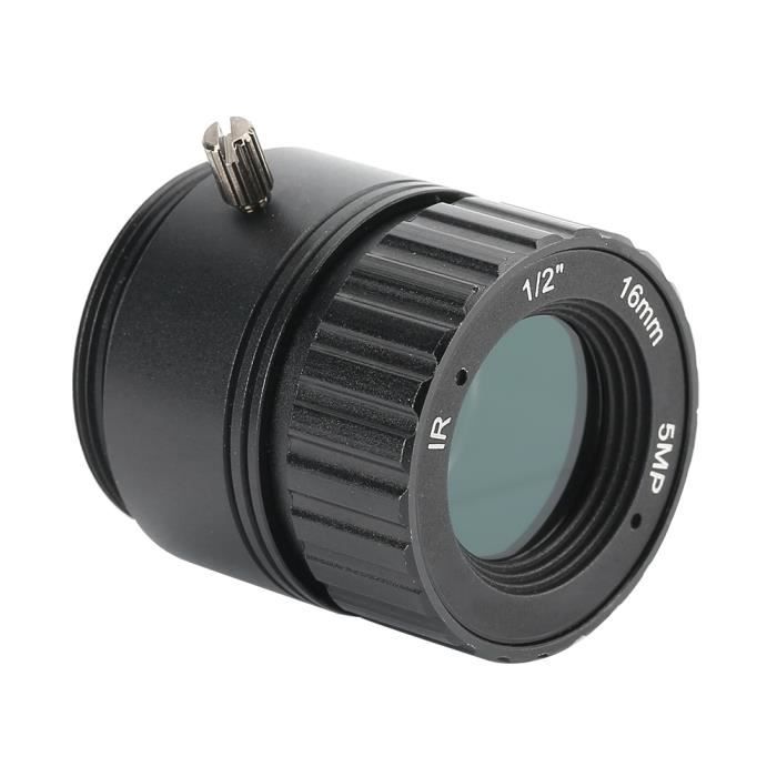 YOSOO Lentille de caméra Objectif fixe CCTV 16mm 5MP haute définition ...