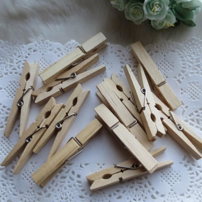 PINCE A LINGE,9--Pinces à linge en bois grande couleur diy | 10 pièces ...