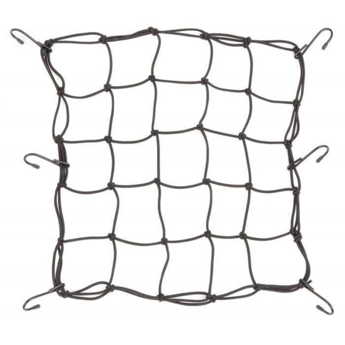 TT11216-Filet pour Moto Casque de vélo avec 6 Crochets Bagages Paquet ...