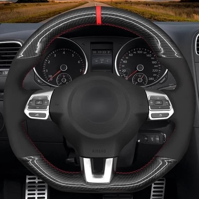 COUVRE-VOLANT,Style 5--Couverture De Volant De Voiture, Tresse De ...
