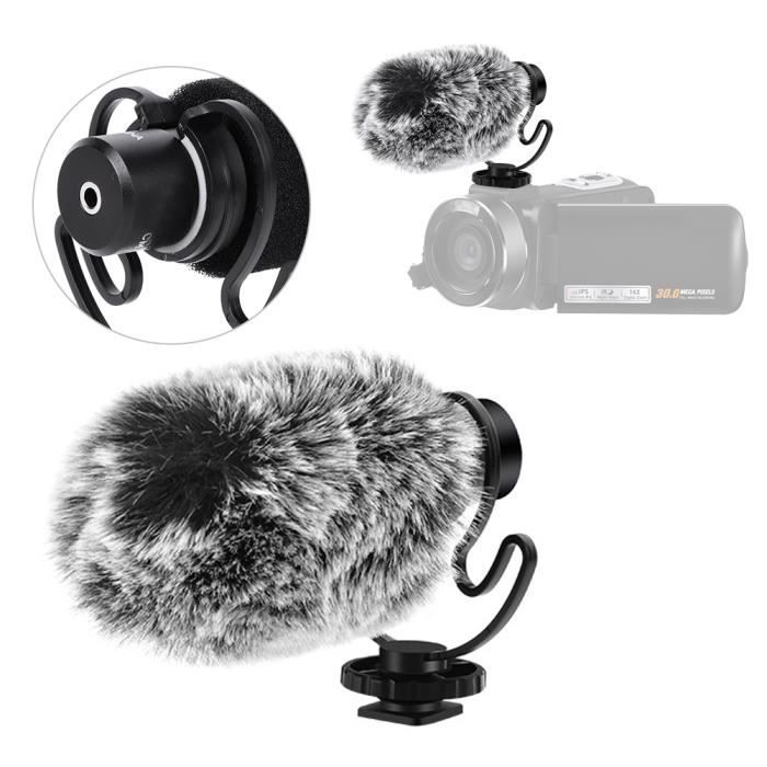 EJ.life Microphone universel Ordro Microphone d'Enregistrement Vidéo ...