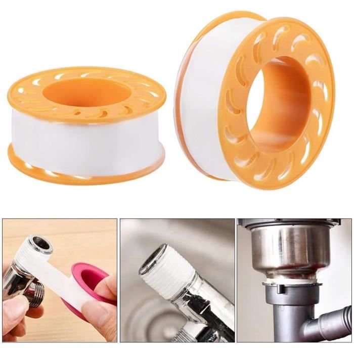 9 Rouleaux Ruban PTFE, Ruban d'étanchéité Pour Filetage PTFE, PTFE ...